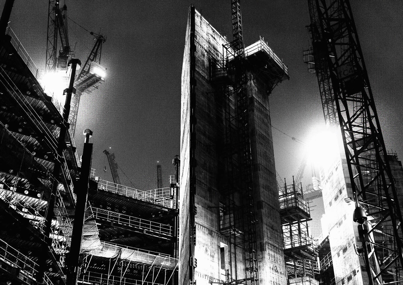 Ten sinister photos of London's construction boom