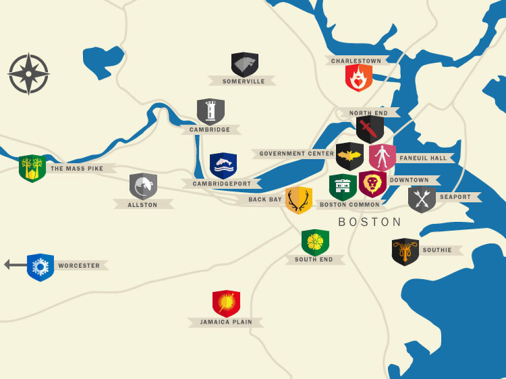 What if Boston were Game of Thrones? Take a look.