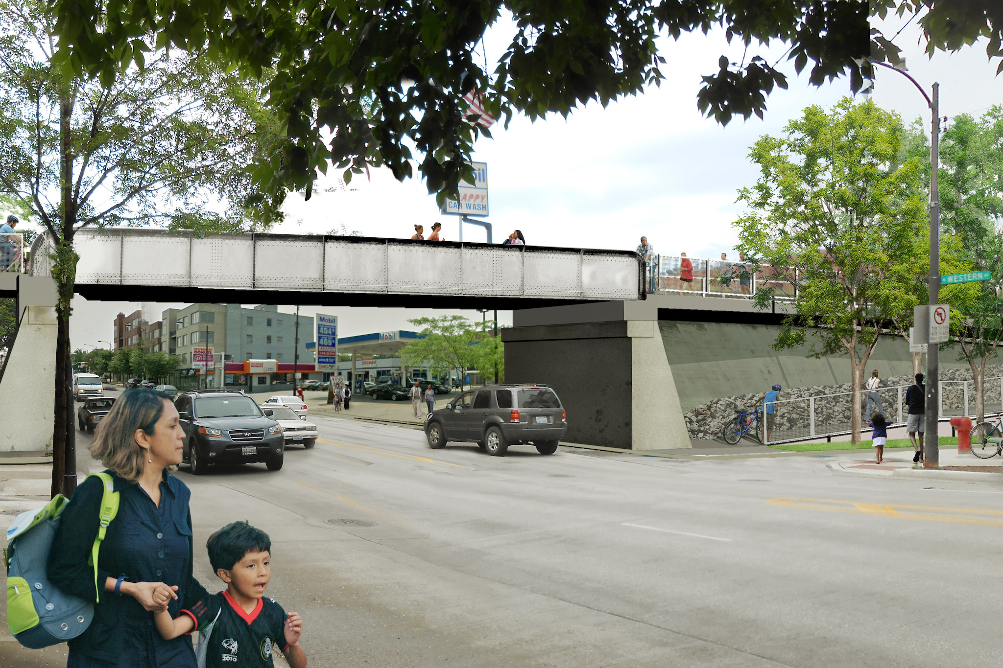 How to get to the 606 elevated park and Bloomingdale Trail