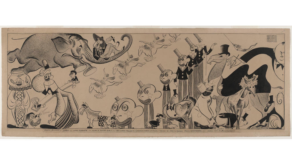 Al Hirschfeld: Ten historic drawings by Broadway’s greatest caricaturist