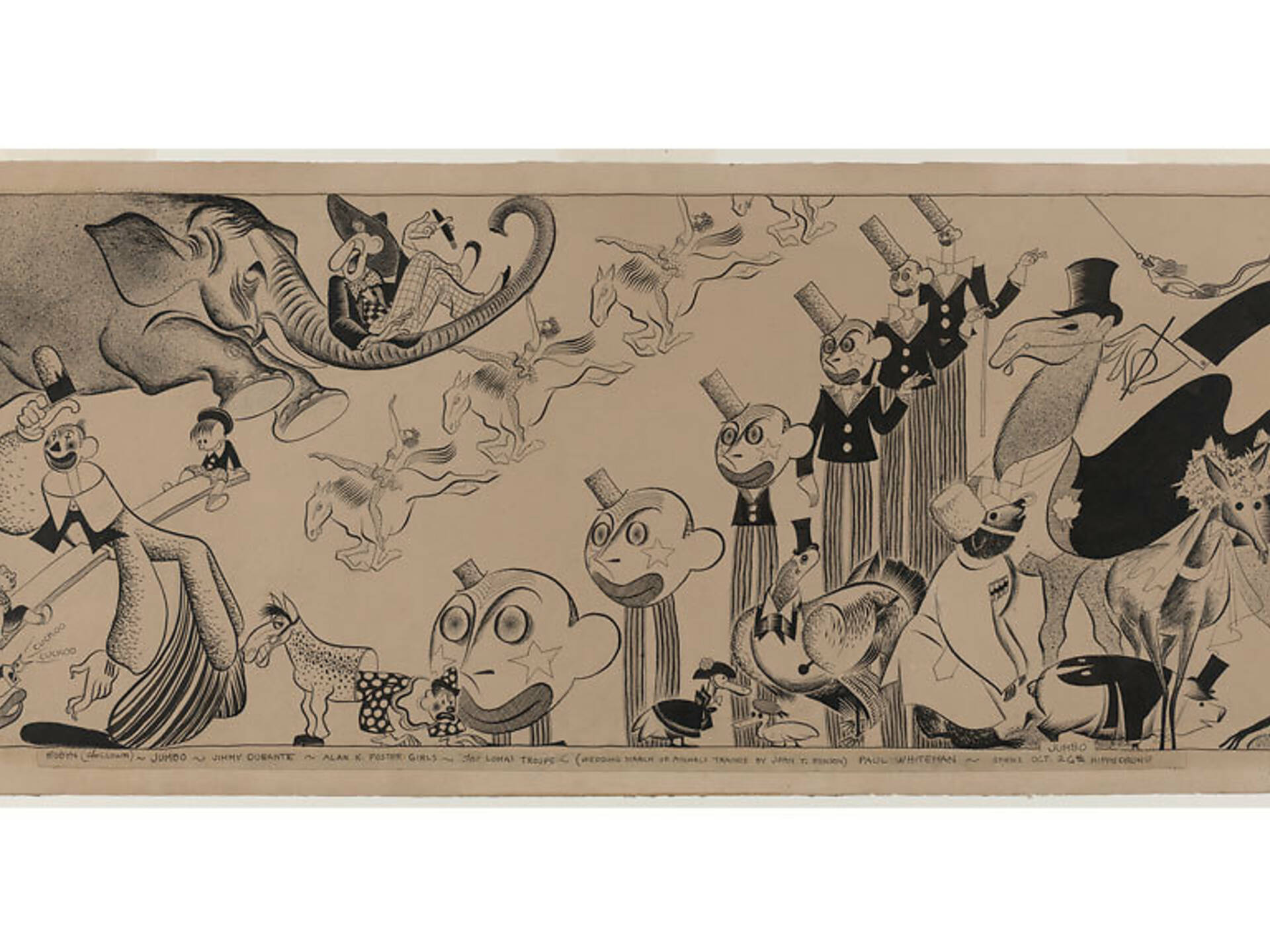 Al Hirschfeld: Ten historic drawings by Broadway’s greatest caricaturist