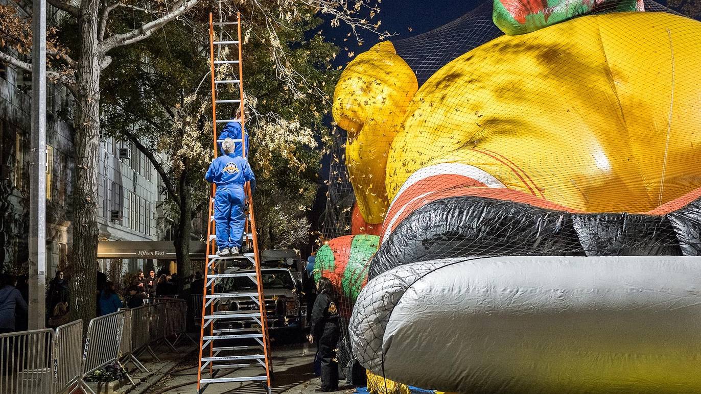 Macy's Thanksgiving Parade Balloon Inflation | Things to do in New York ...