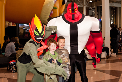 Pictures from Comic Con Kids' Day