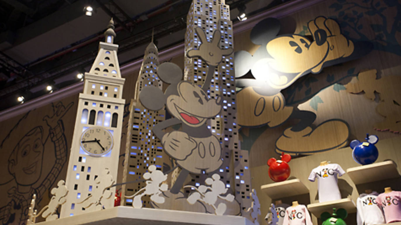 Disney Store in Times Square NYC