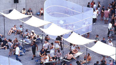 Check out 16 years of Warm Up's courtyard pavilions at MoMA PS1