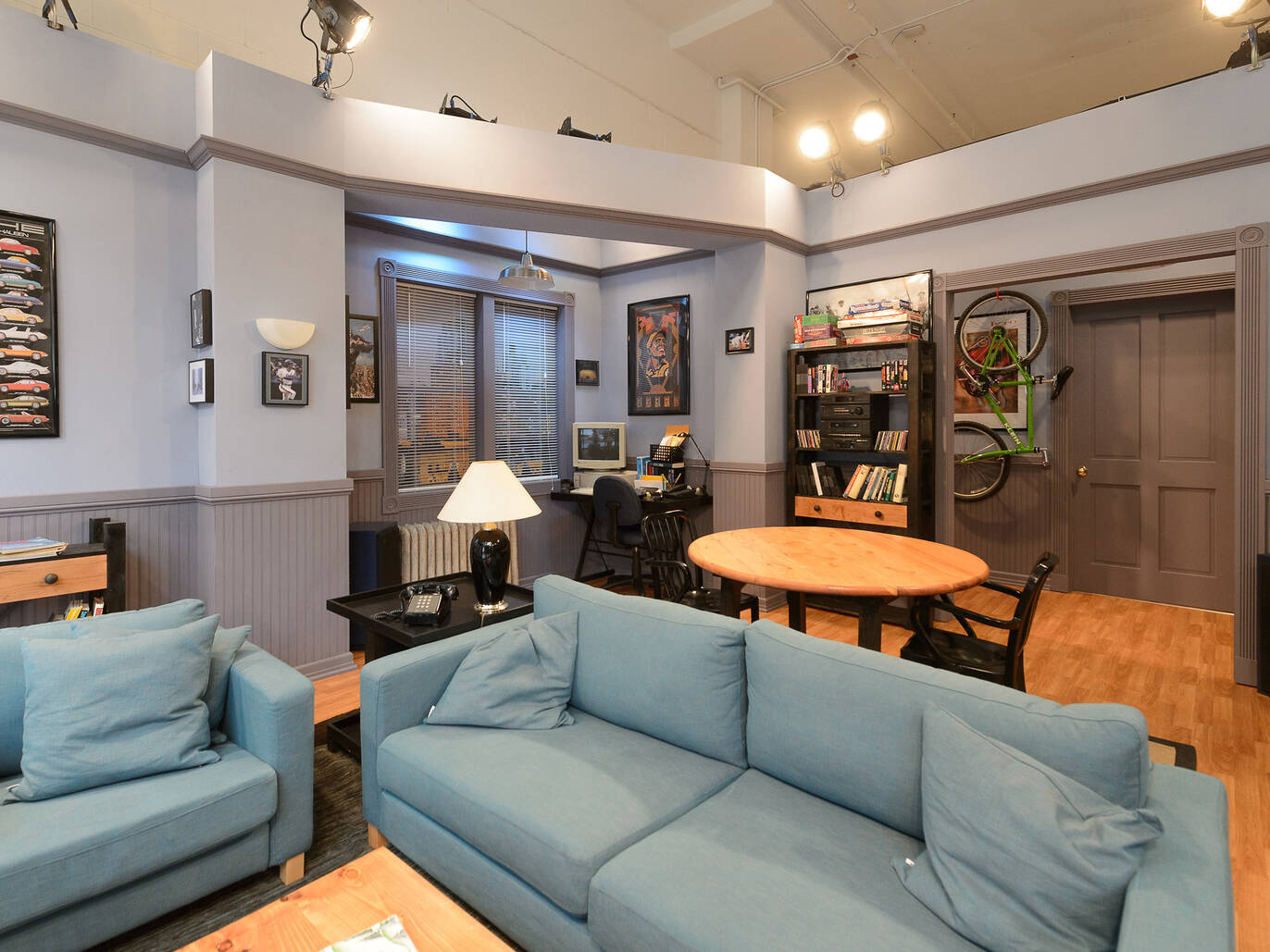 Giddy-up! Here’s the inside of the Seinfeld apartment installation