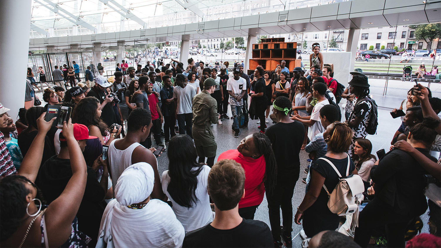 The Brooklyn Museum celebrated sneaker culture with a dance off