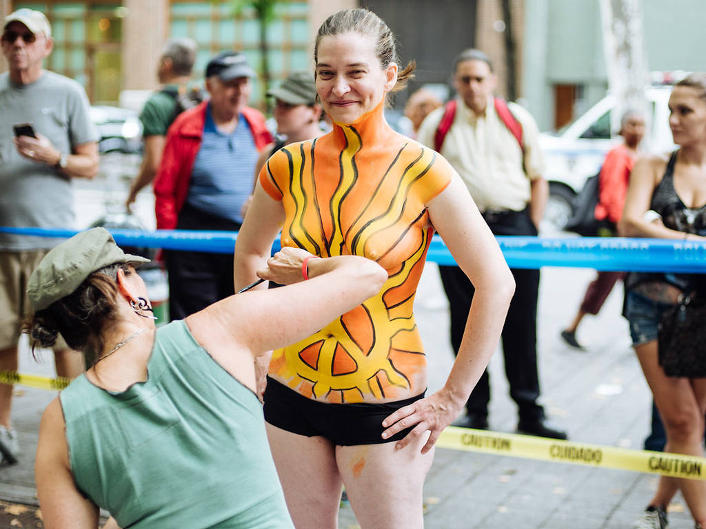 See stunning photos from NYC Bodypainting Day
