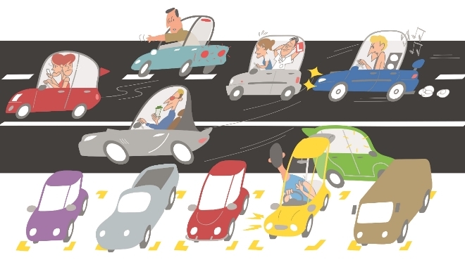 The six species of (bad) drivers in KL