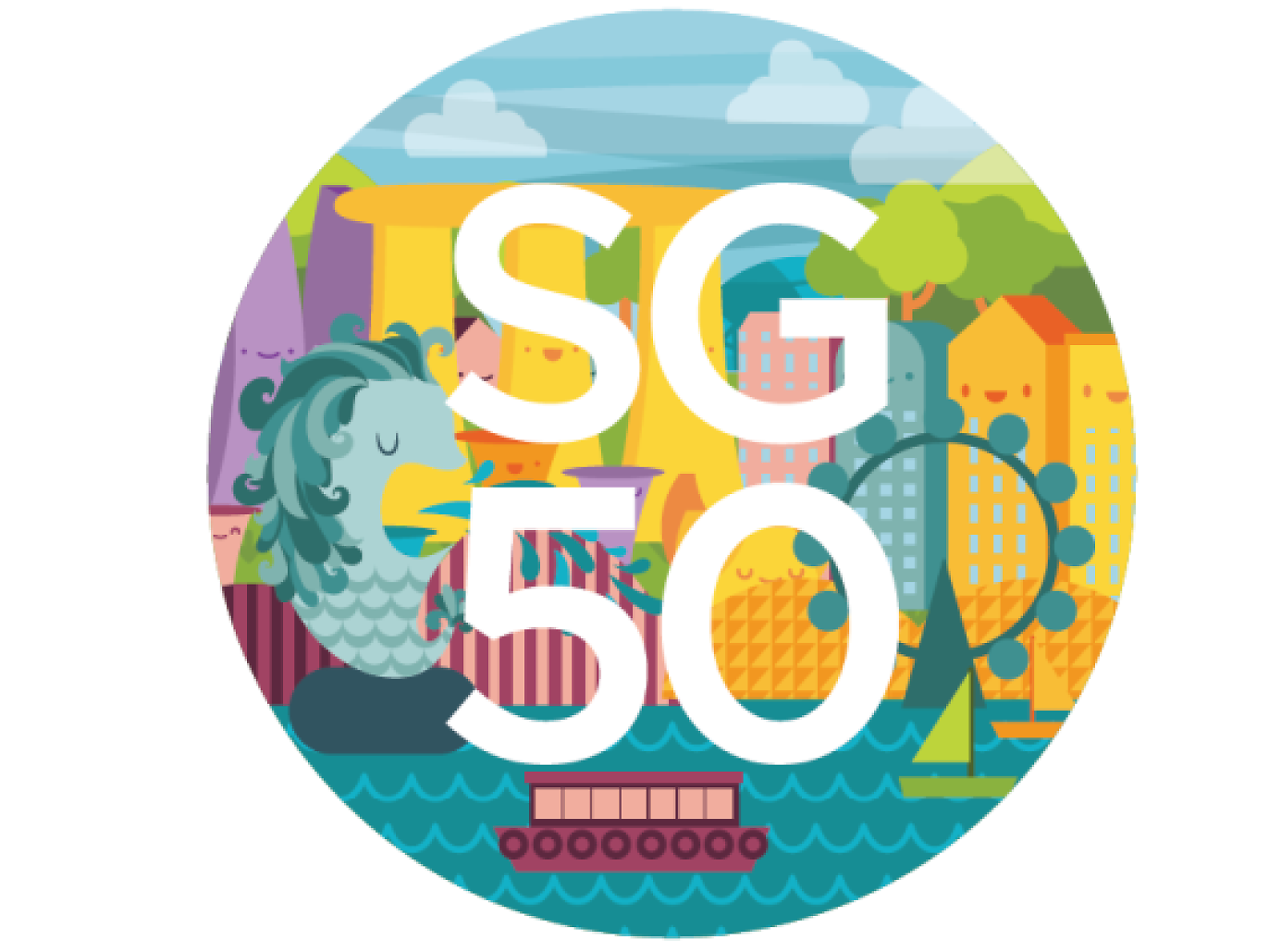 Alternative SG50 logos