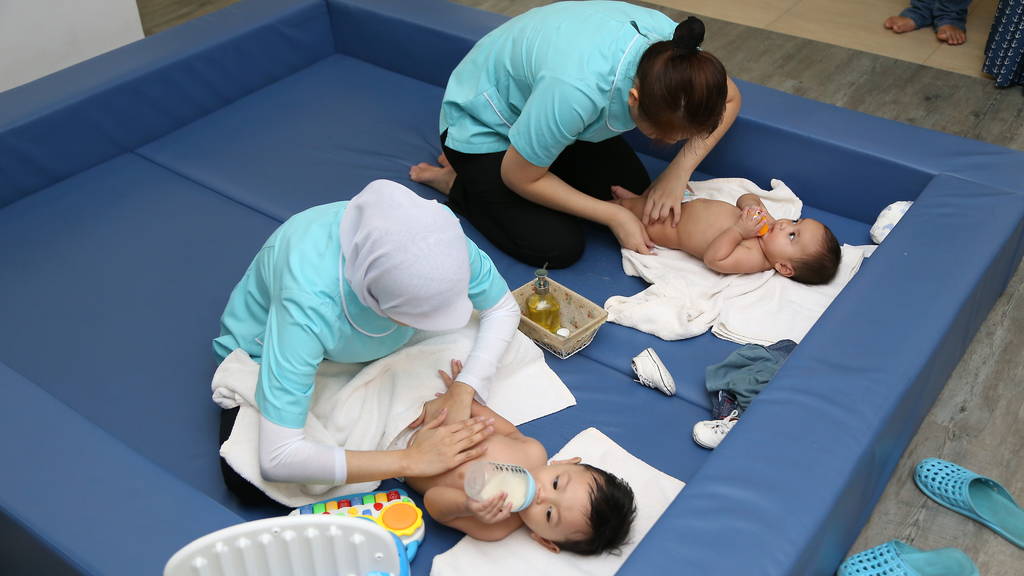 Inside Hippopo Baby Spa & Wellness