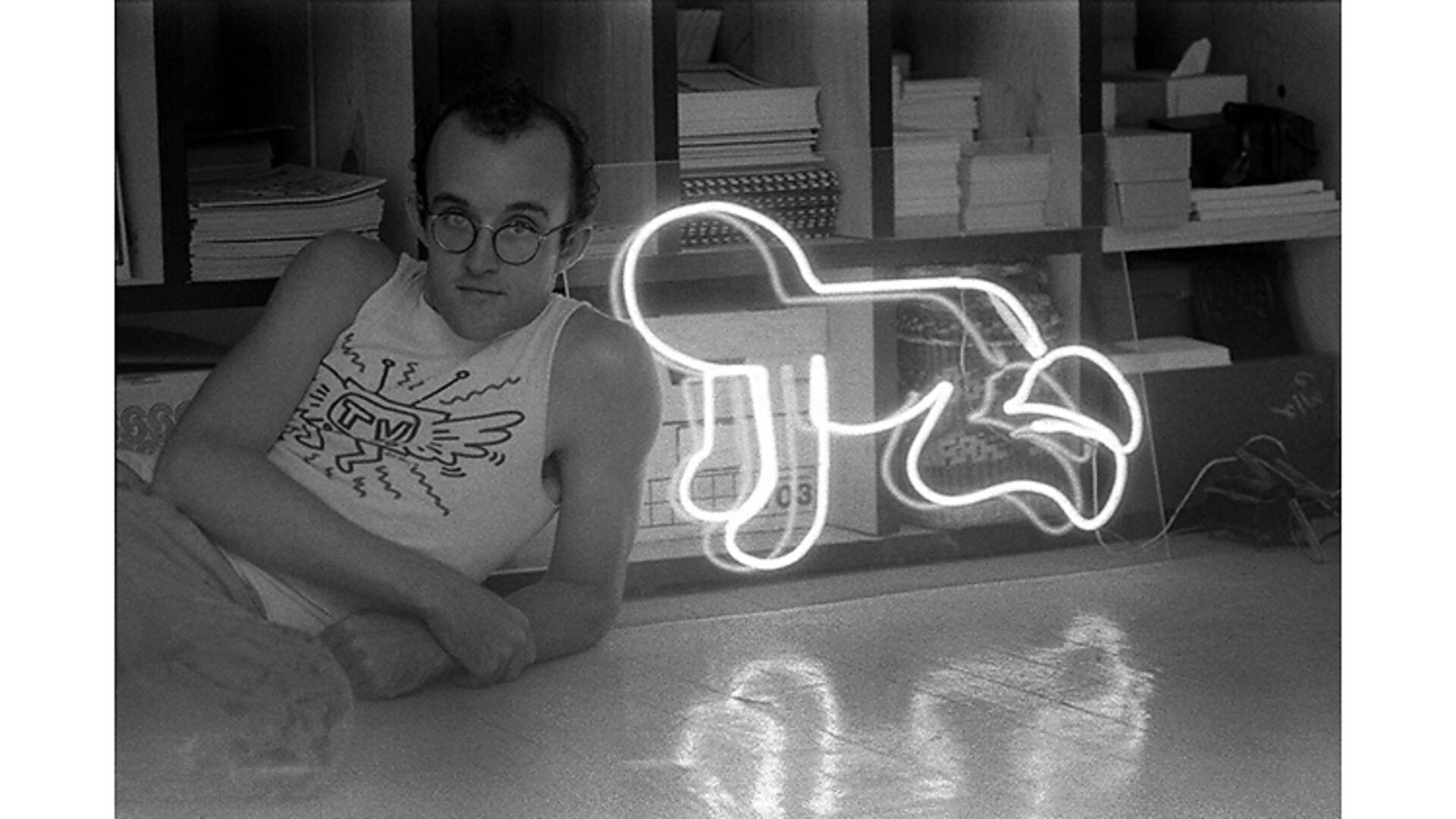 See rare photos of Keith Haring with Grace Jones and Andy Warhol