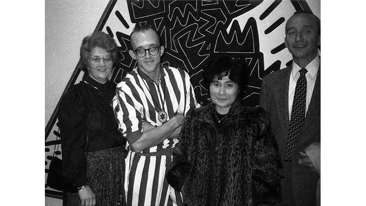 See rare photos of Keith Haring with Grace Jones and Andy Warhol