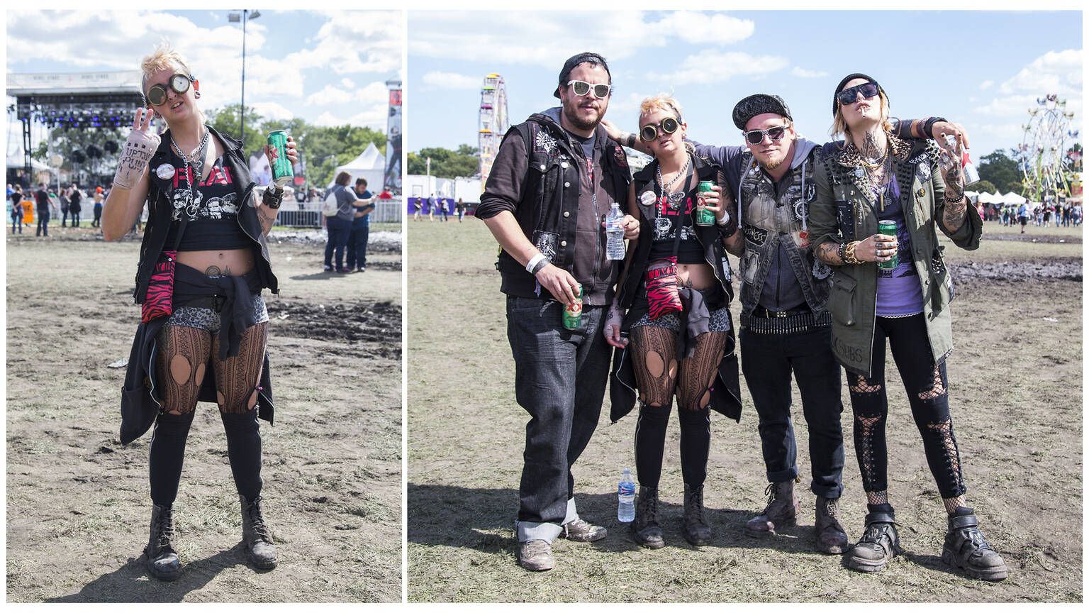 Photos of the best style and fashion at Riot Fest 2015