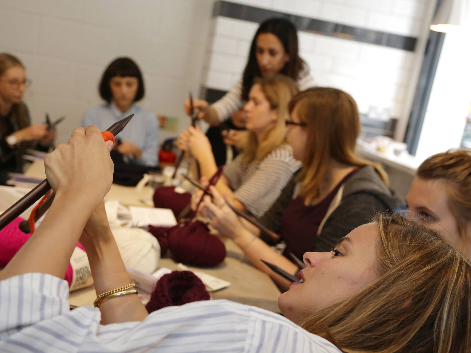 Knitting classes in London