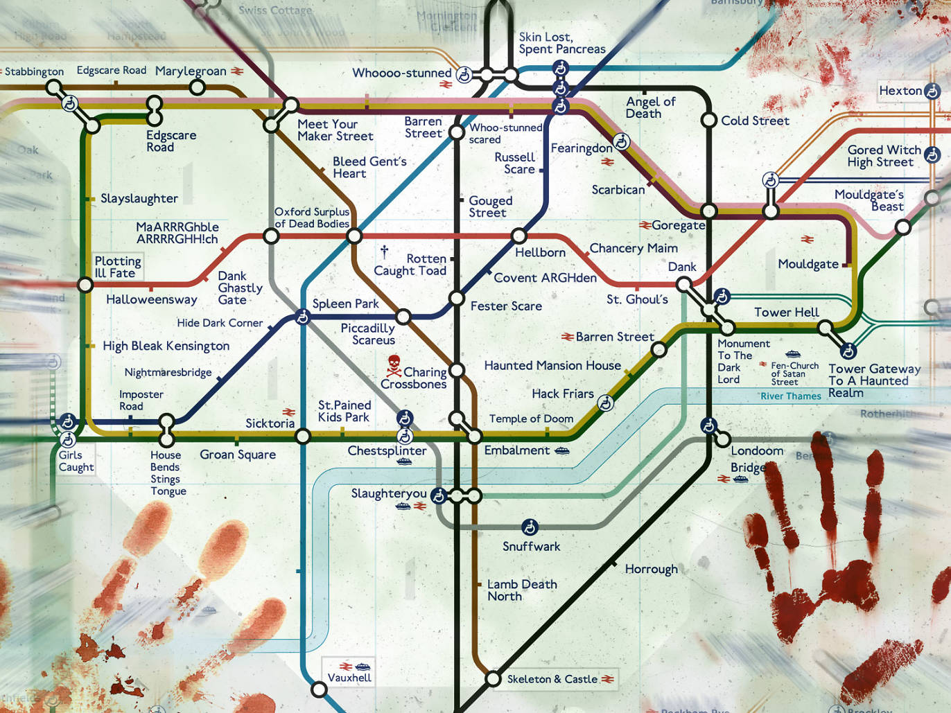 24 awesome alternative London tube maps