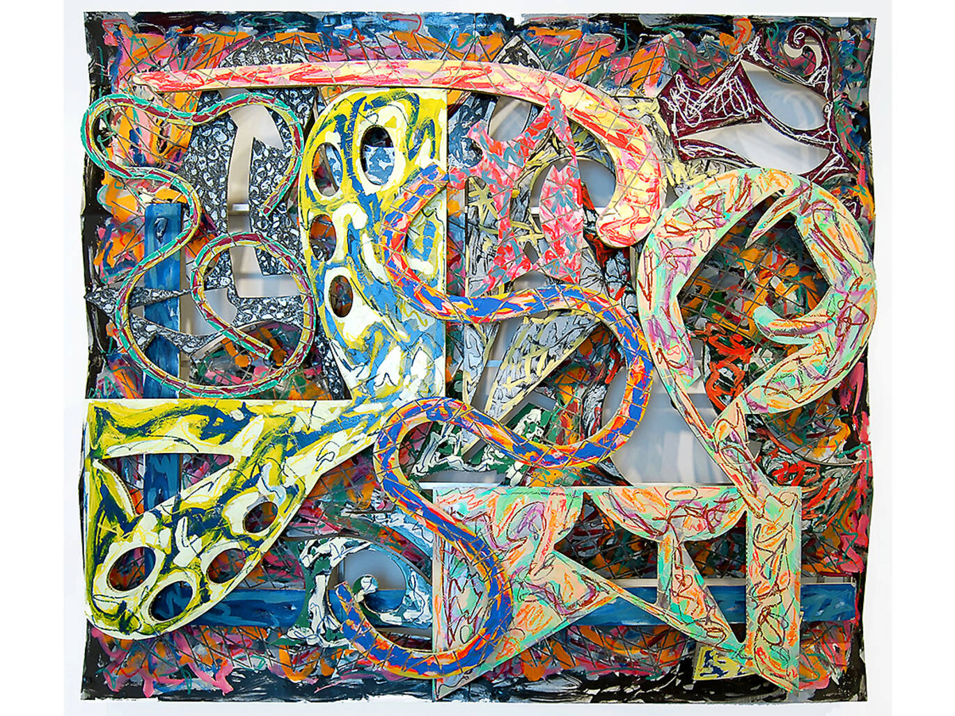 Artist Frank Stella talks about his paintings and sculptures