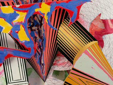 Artist Frank Stella talks about his paintings and sculptures
