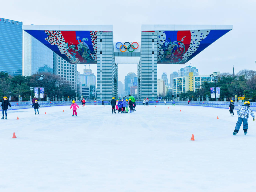 Ice skating rinks in Seoul