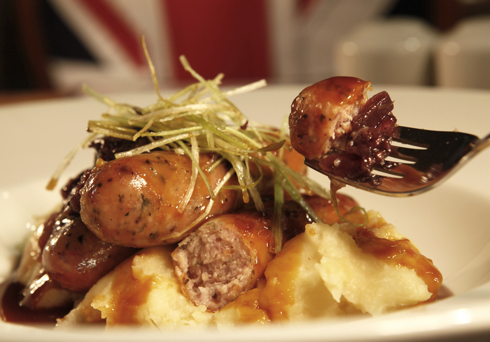 Where serves your favourite bangers and mash in London?