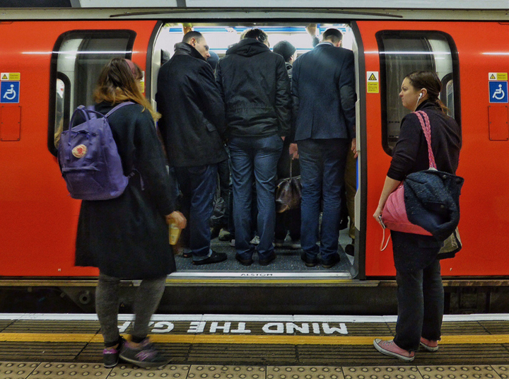 Tube delays caused by overcrowding have doubled since 2013
