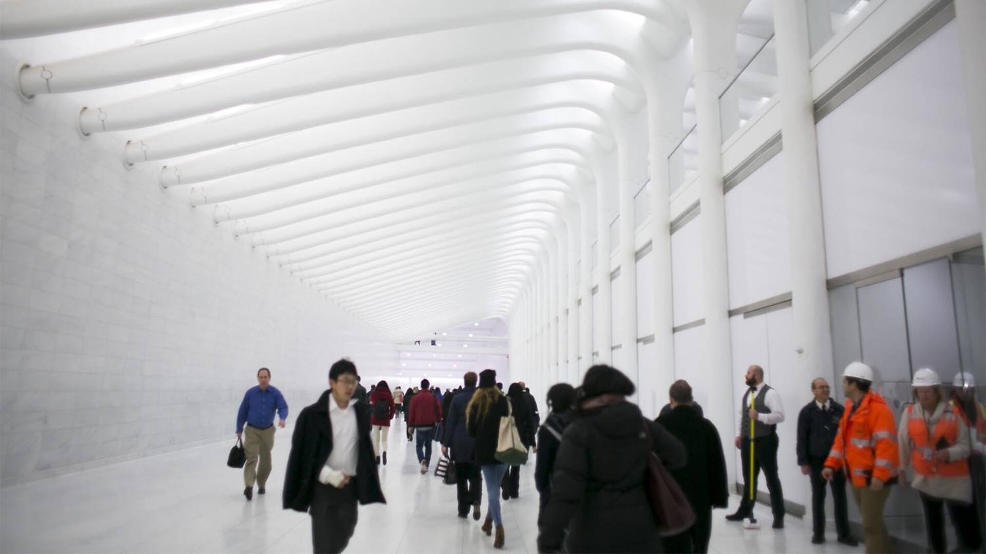 See photos of the new World Trade Center subway station