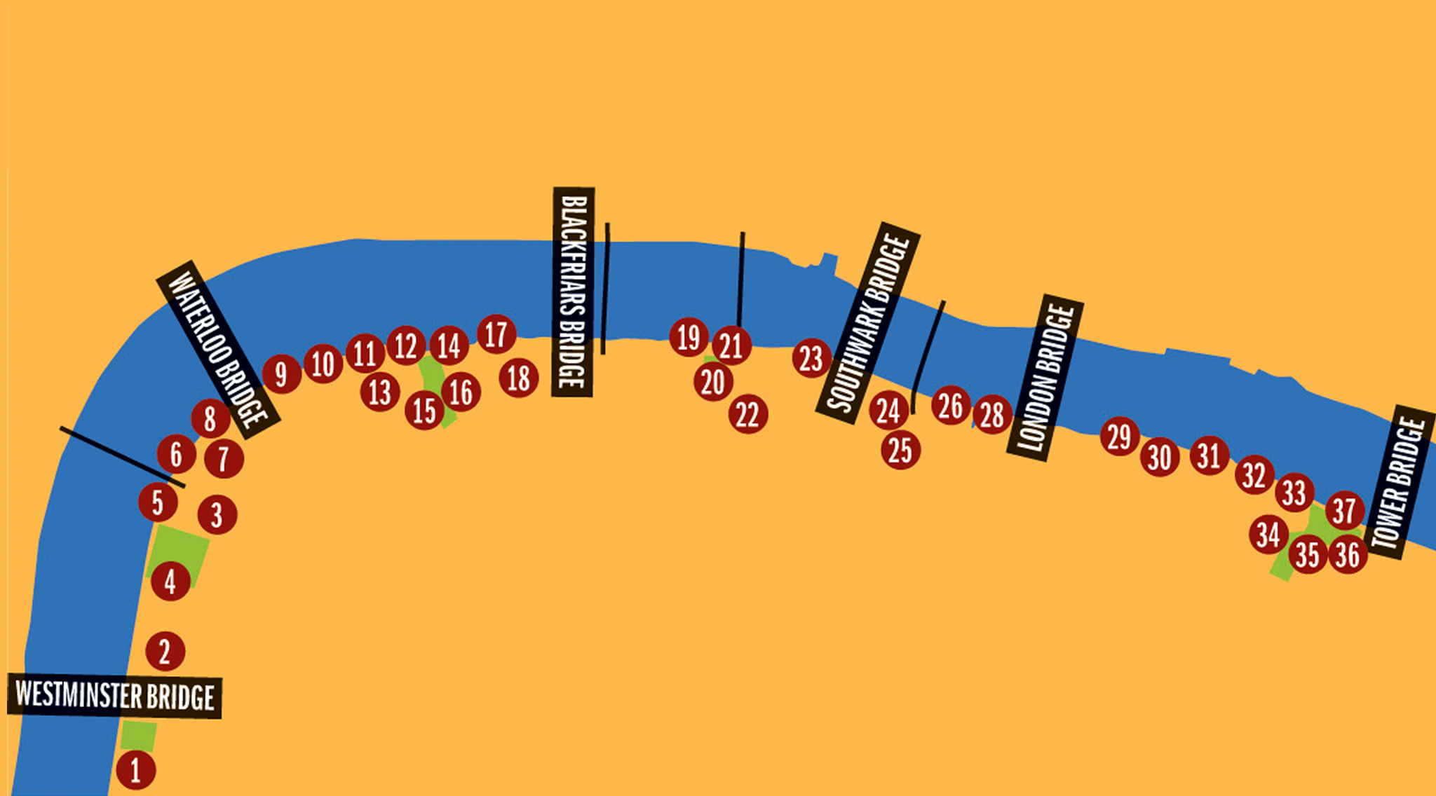 Shakespeare400 'The Complete Walk': route map - Time Out Theatre