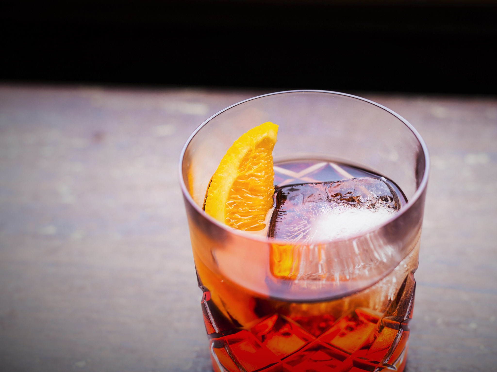 Darlo Bar’s smokin’ Negroni Week cocktail