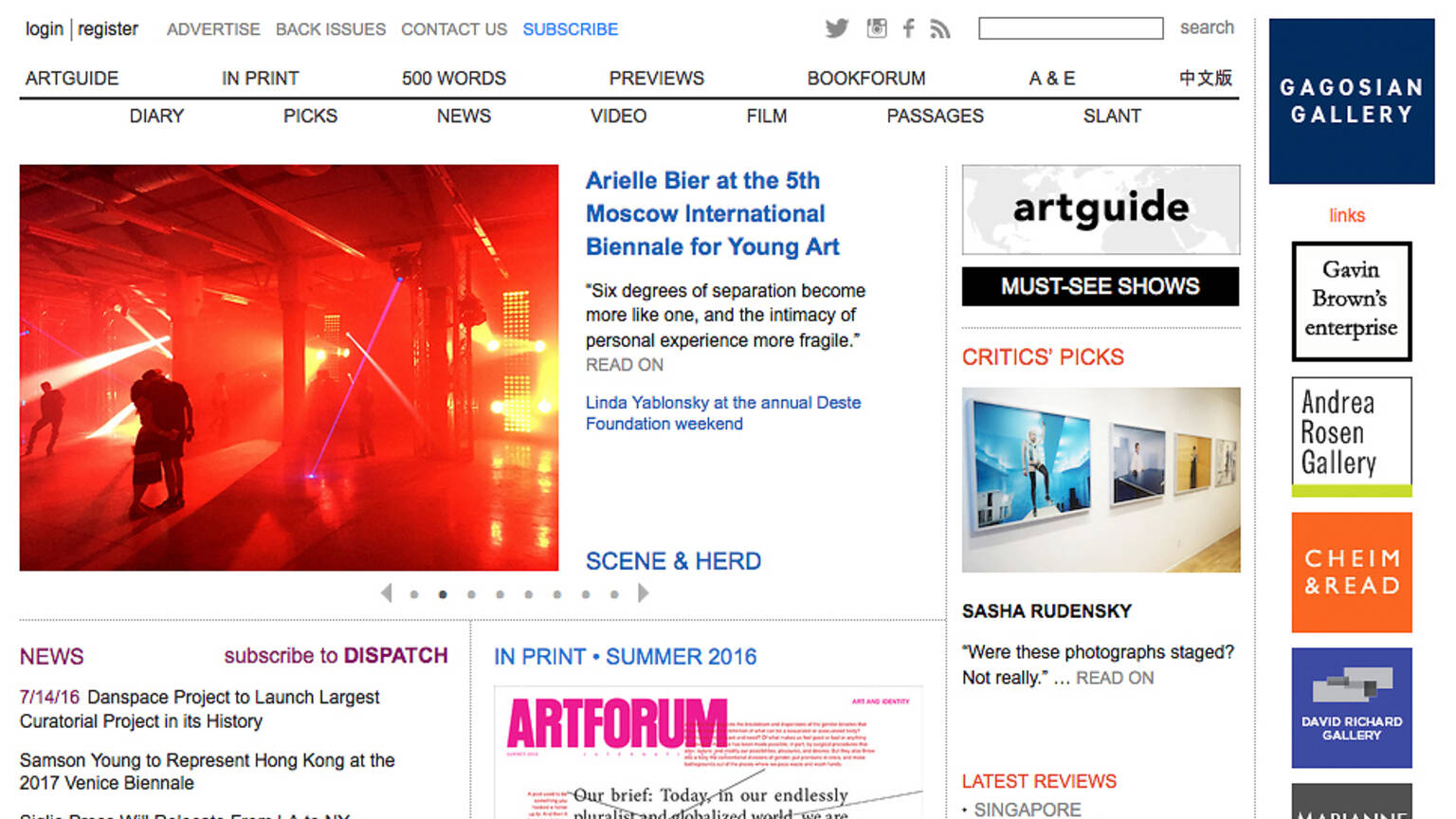 Best Art Websites for Current Art-World News and Reviews