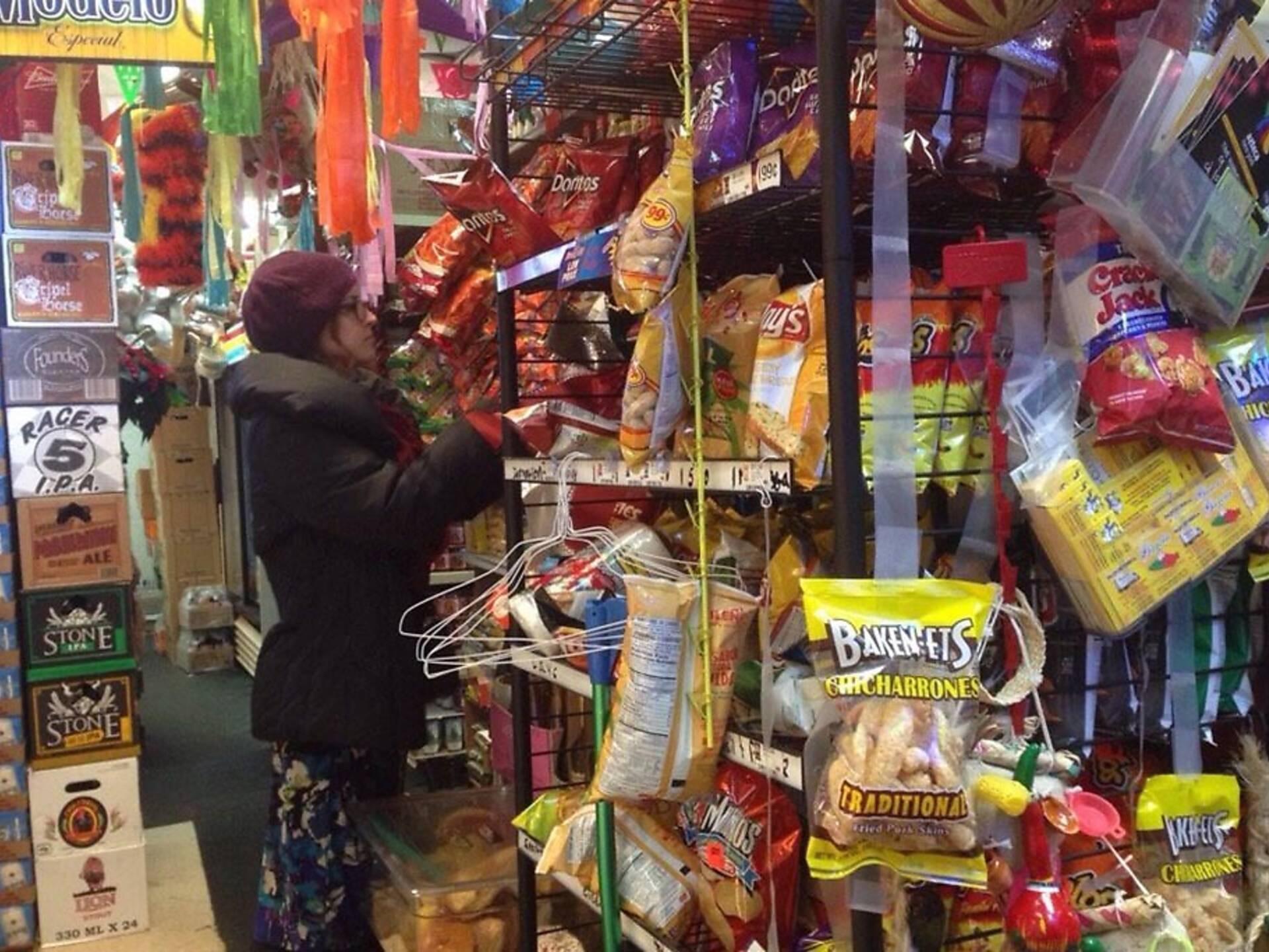 Go to a Mexican grocery store in NYC for tortillas, tacos and soup