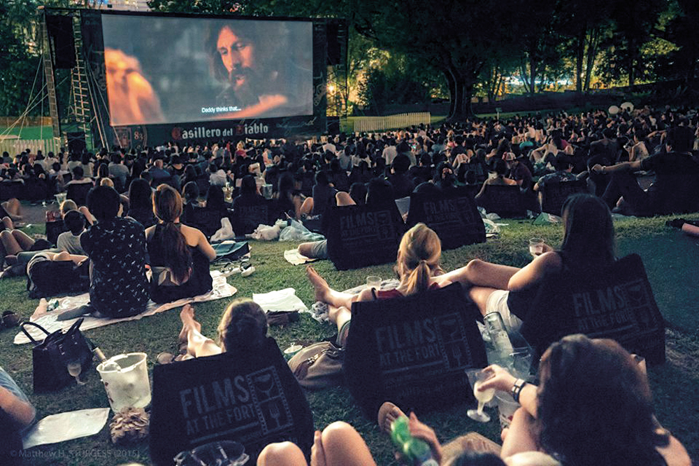 Outdoor Cinema Botanical Gardens | Fasci Garden