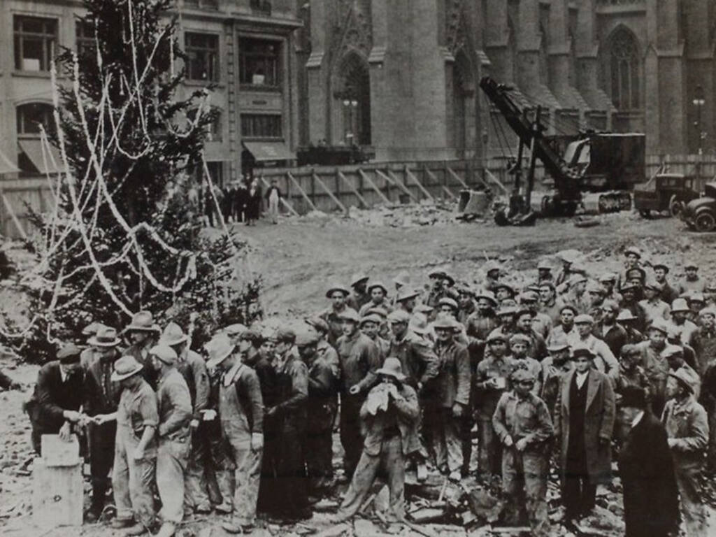 Photos of the Rockefeller Center Christmas Tree through the years