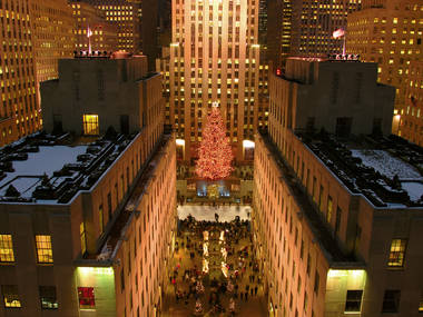 Photos of the Rockefeller Center Christmas Tree through the years
