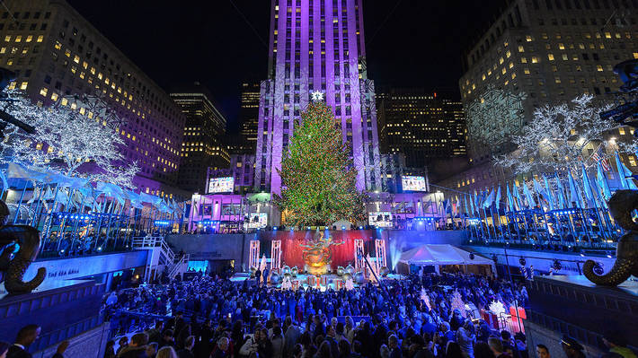 Interactive map shows the origins of every Rockefeller Center Christmas ...