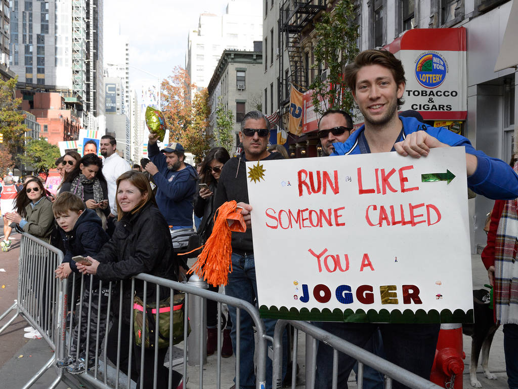 33 photos of funny marathon signs from the 2016 TCS NYC Marathon