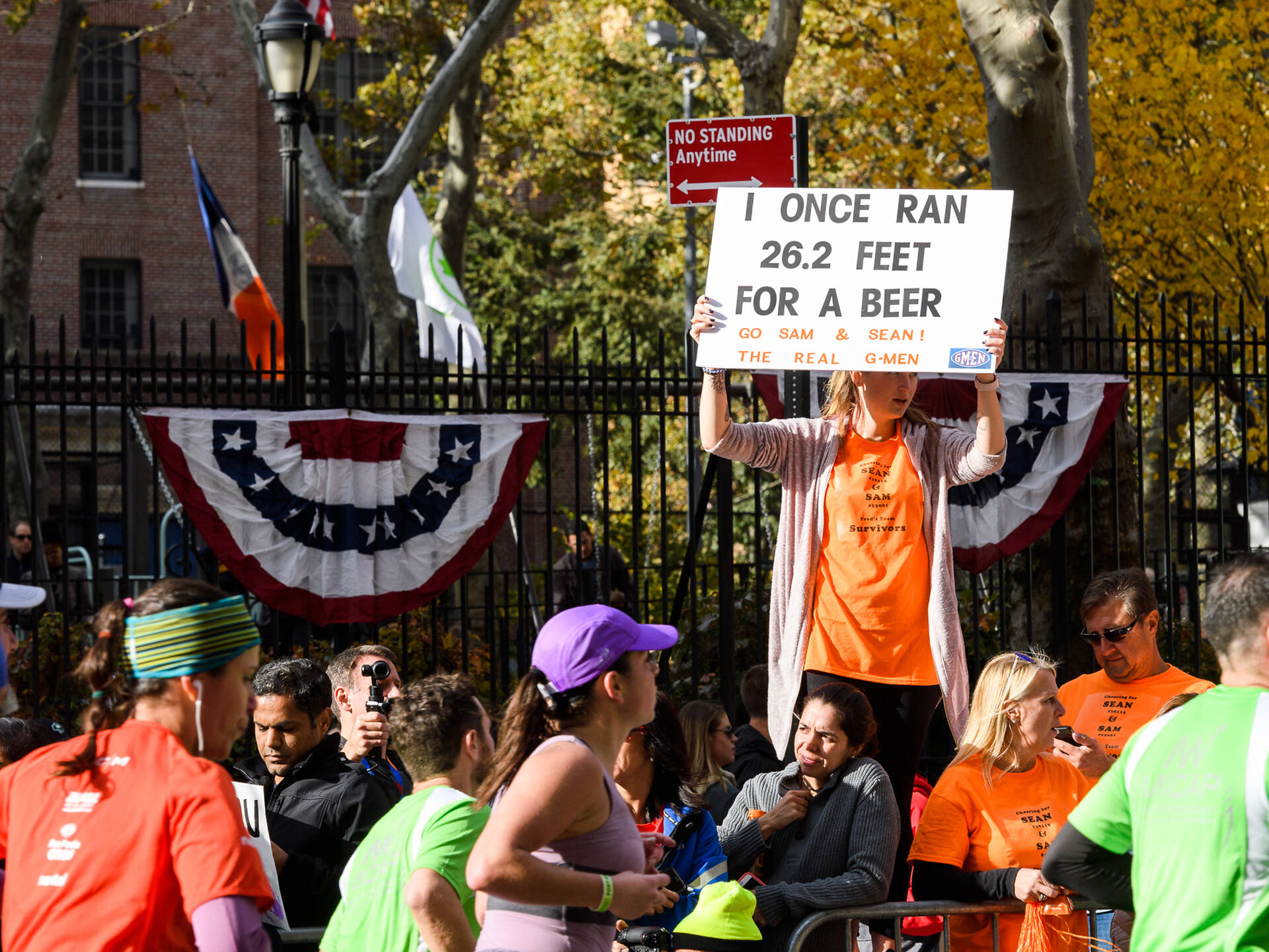33 photos of funny marathon signs from the 2016 TCS NYC Marathon