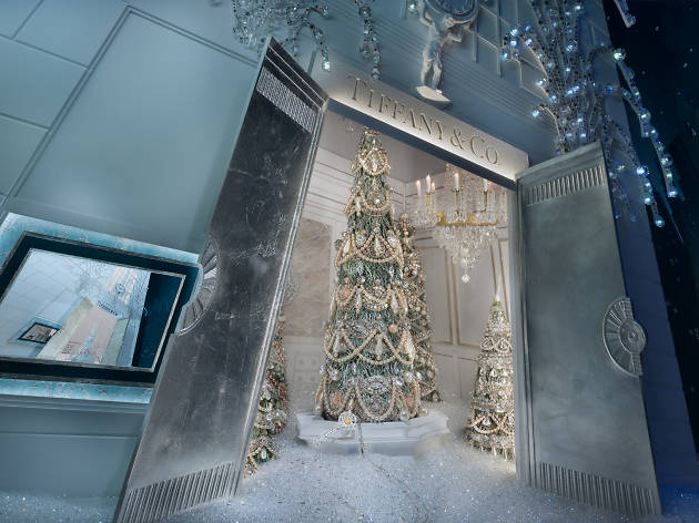 Check out photos of Tiffany & Co.’s dazzling holiday window display