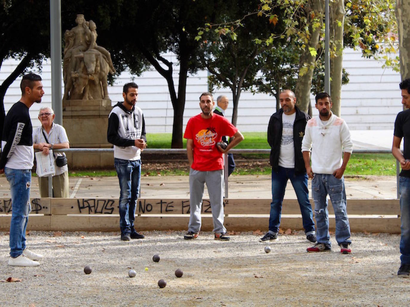 Petanca en Barcelona