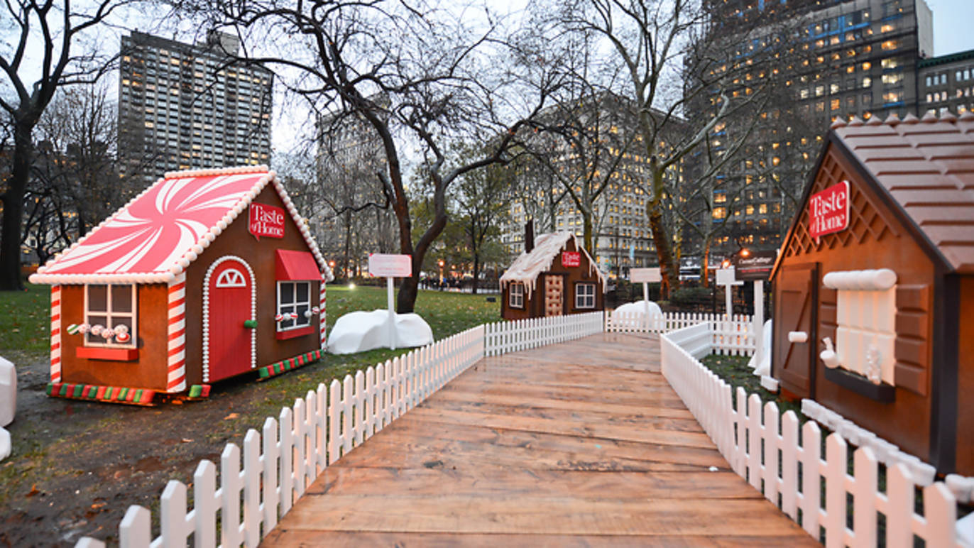 Walk inside a life-size gingerbread house in Mad. Sq. Park next month