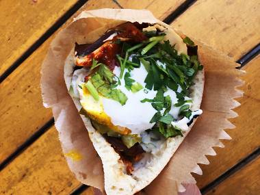 Mahane Yehuda Market - Middle Eastern pita to Israeli street food