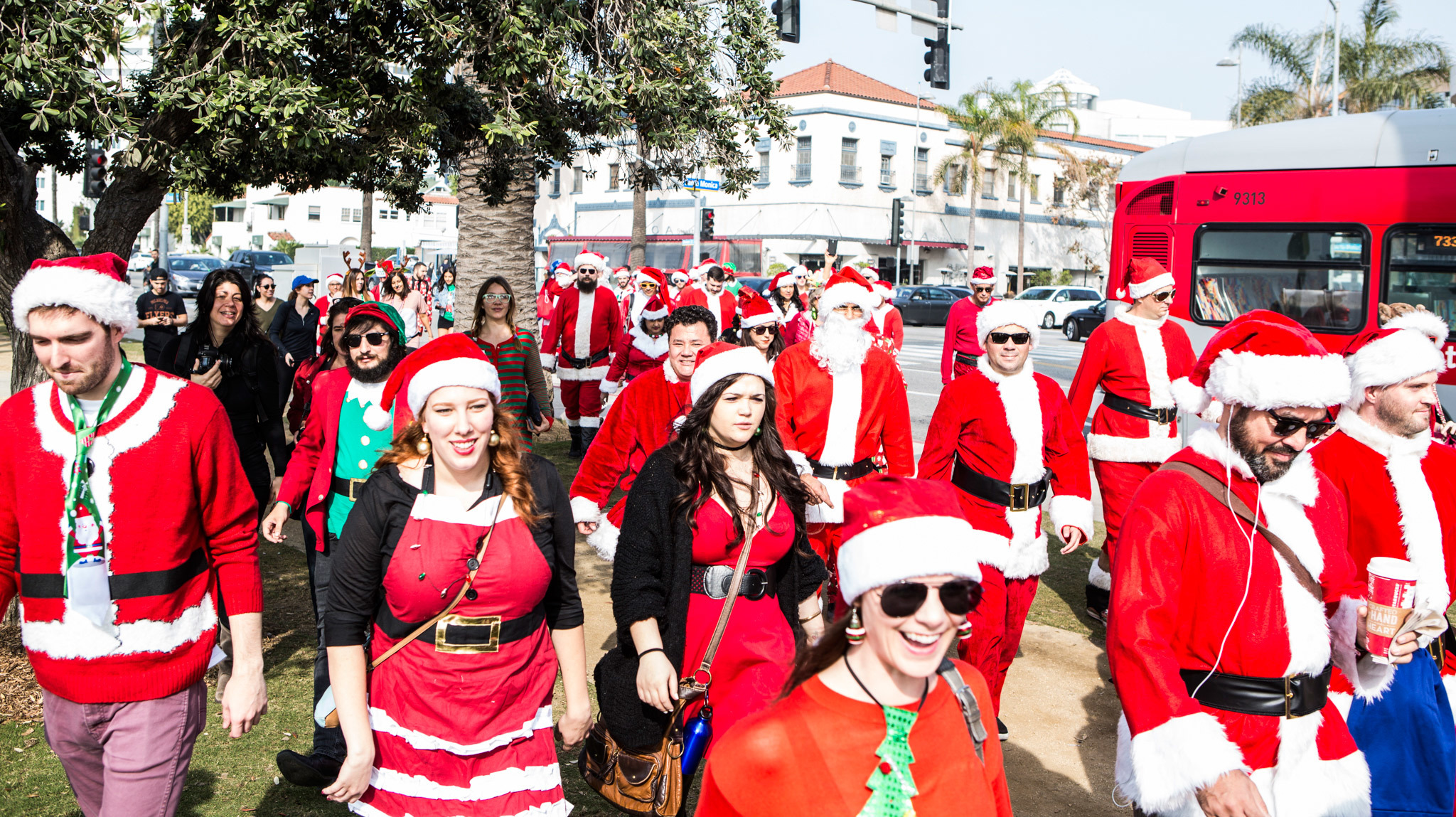 SantaCon 2016 brought joy—and clowns—to the Westside