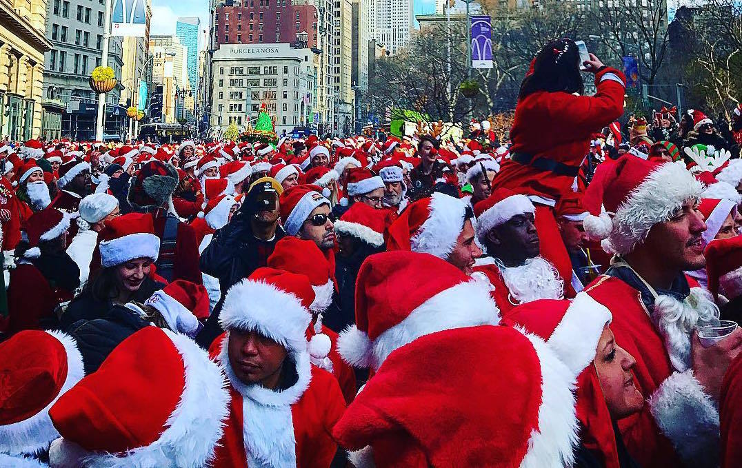 See the SantaCon craziness that took over the city this weekend