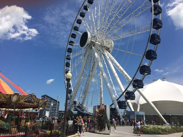 Take a free ride on the Navy Pier Ferris Wheel