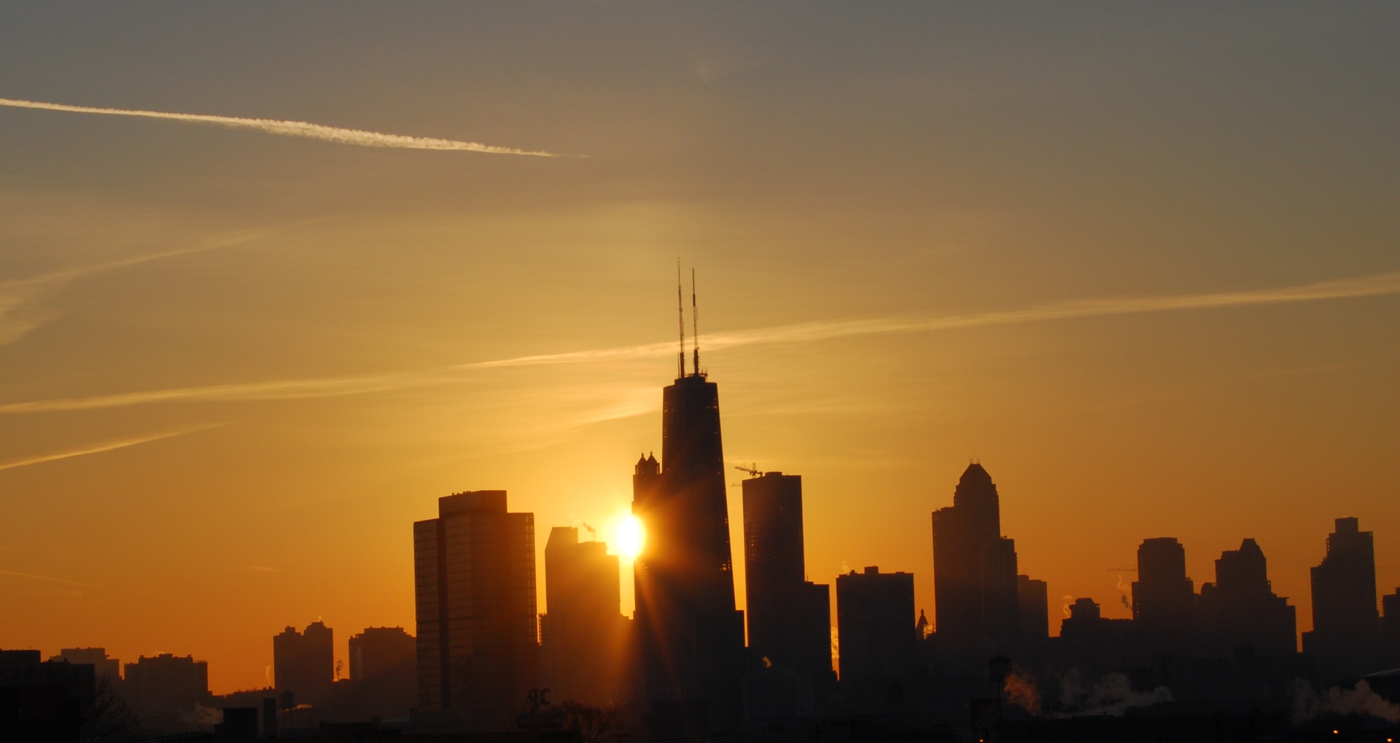 Chicago's first burst of sunshine in more than a week won't last long