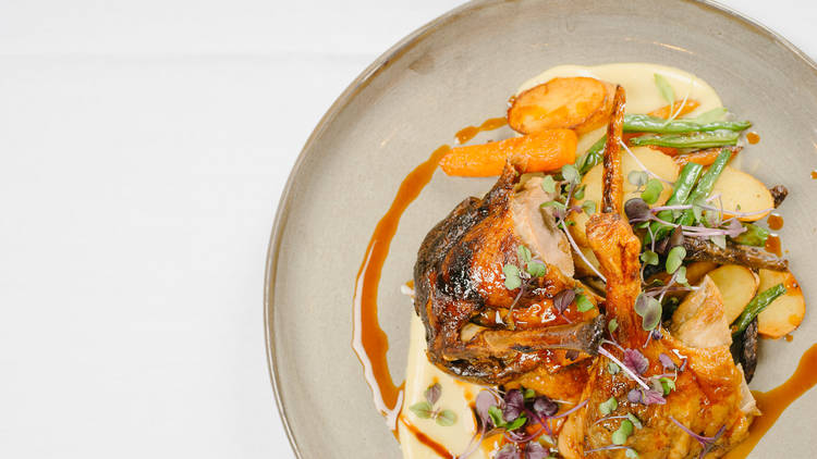 Savour Wayside Inn's rotisserie dish for lunch and dinner