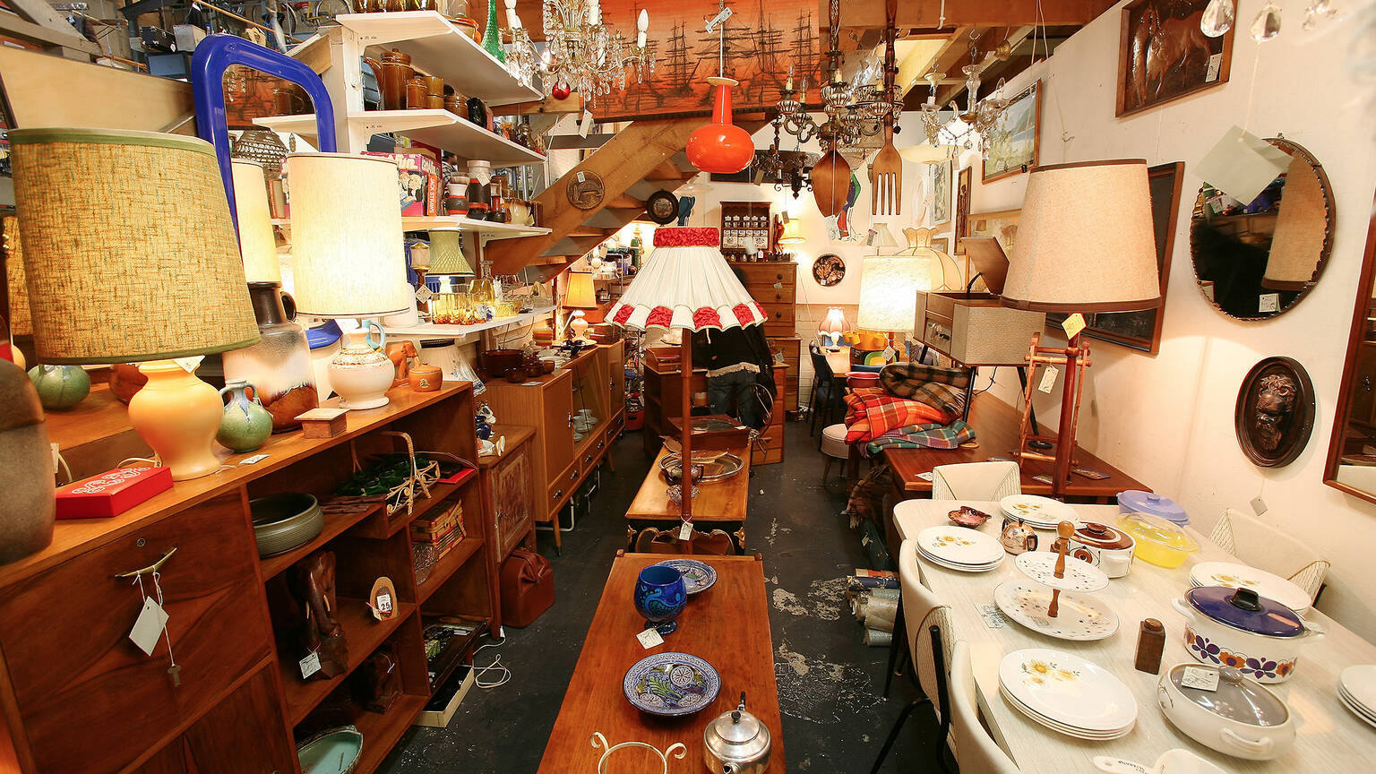 Lost and Found Market is a vintage shopping warehouse in Melbourne