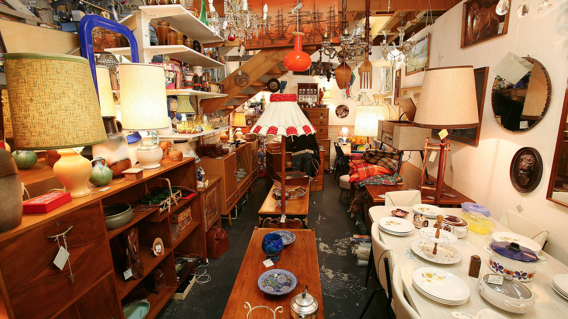 Lost and Found Market is a vintage shopping warehouse in Melbourne