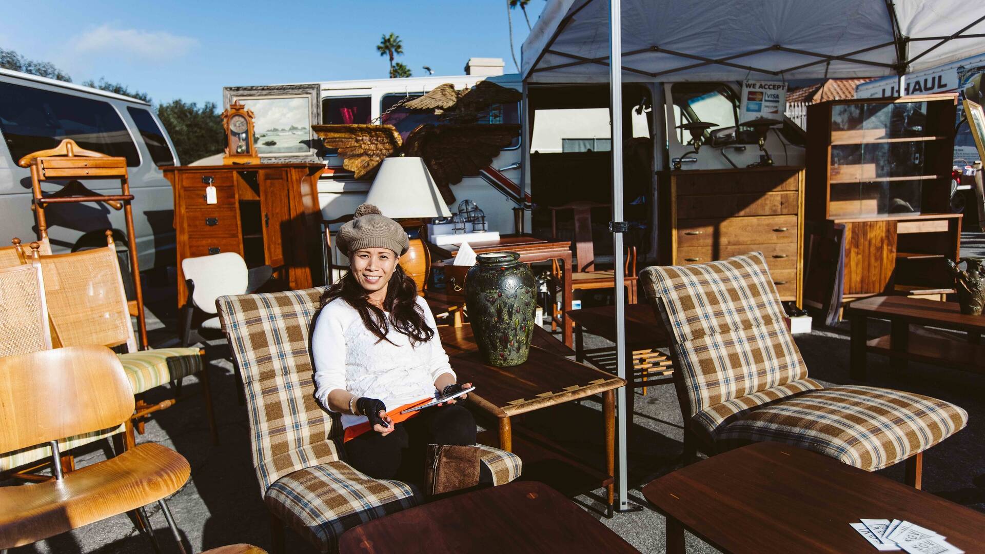 Shop the monthly Rose Bowl Flea Market with our guide