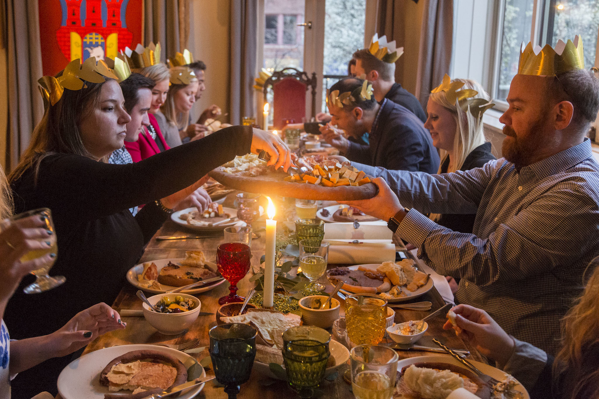 Stephanie Izard hosted a Medieval dinner party last night, and we have ...