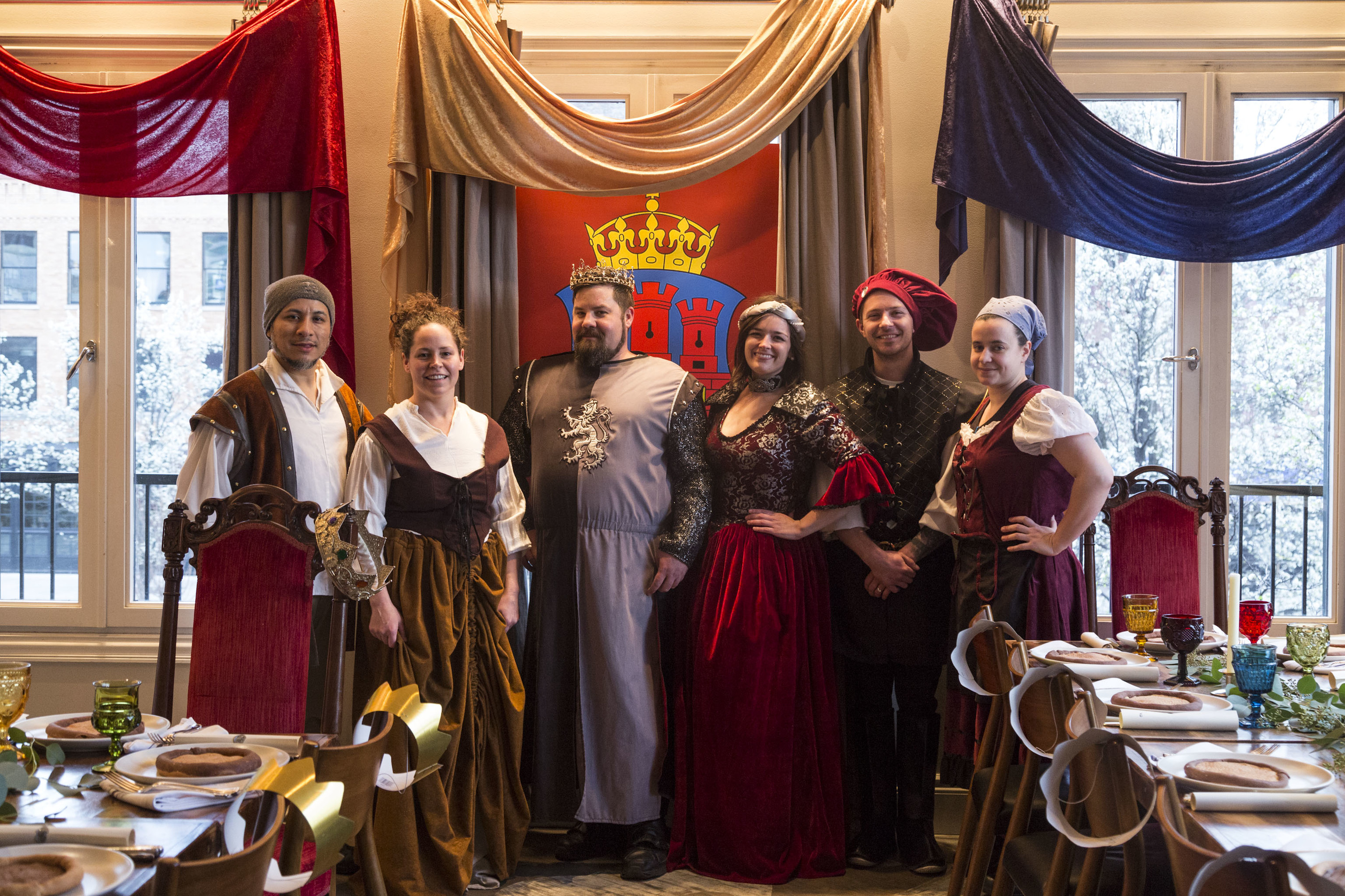 Stephanie Izard hosted a Medieval dinner party last night, and we have ...